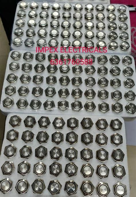 5A Stainless Steel Metal Push Button Switches At Rs 210 Piece In Bengaluru ID 2854783203630