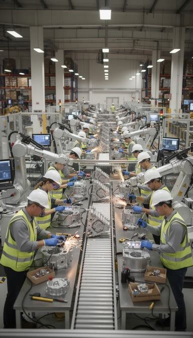Free Factory Floor Collaboration Image Factory Manufacturing Industrial Download At Stockcake