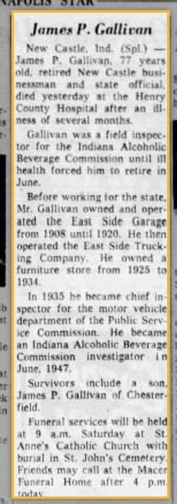 James Patrick Gallivan 1881 1959 Find A Grave Memorial