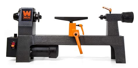 Wen La3421 3 2 Amp 8 Inch By 13 Inch Variable Speed Mini Benchtop Wood Lathe