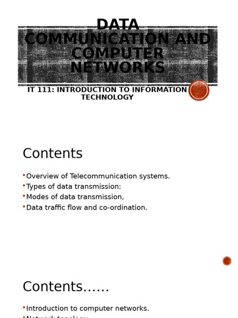 Data Communication And Computer Networks Pdf Network Topology