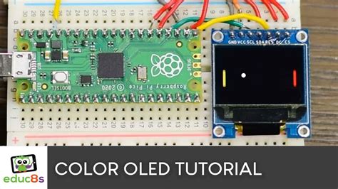 Raspberry Pi Pico Color Oled Ssd1331 Display Tutorial Using Circuitpython Piday Raspberrypi
