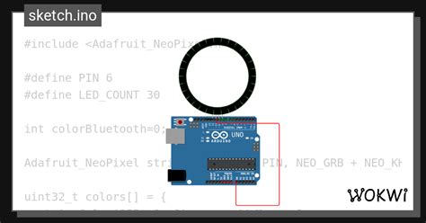blink Copy двойной код с доп цветами Wokwi ESP STM Arduino Simulator