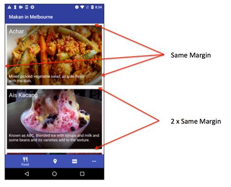 right way of setting margin on recycler view s cell by elye mobile
