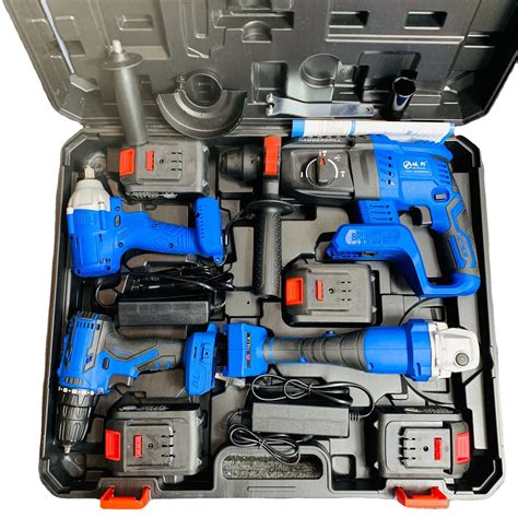 브러시리스 리튬 전동 공구 4 회 전기 해머 핸드 전기 드릴 앵글 그라인더 전기 렌치 Aliexpress