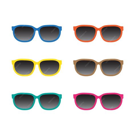Premium Vector Sunglasses Vector Icon Isolated On White