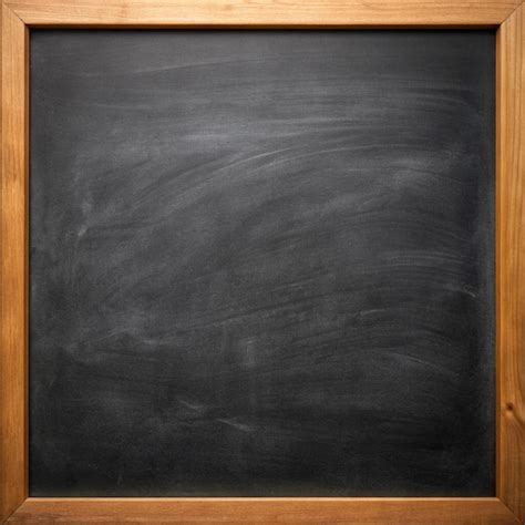 Black Blank Chalkboard For Background Premium Ai Generated Image