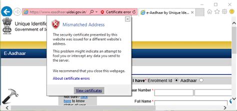 Fix There Is A Problem With This Websites Security Certificate