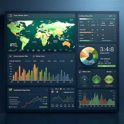 Premium Photo Web Dashboard Web Analytics Website Traffic Analysis Conversion Tracking A
