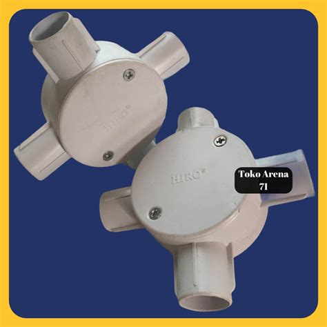 Jual T Dus Cabang 4 Dutron Putih 4 Cabang Ukuran 20mm Tdus Cabang 4