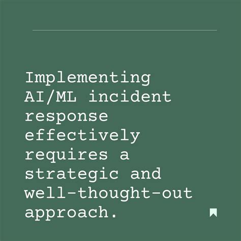 Shomari Crockett On Linkedin 🚀 Transformative Insights Implementing Aiml Incident Response