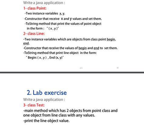 Solved Write A Java Application 1 Class Point Two Chegg Com