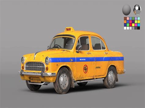 Texturing Rendering Yellowtaxi Snehadeep Pal