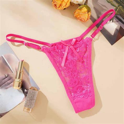 Купити Регульовані мереживні стрінги Трусики Жіноча нижня білизна