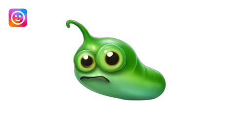 Green Slug With One Eye Emoji Ai Emoji Generator