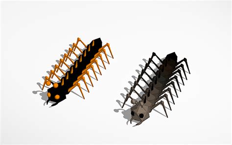 3d Design Articulated Creepy Crawlies Tinkercad