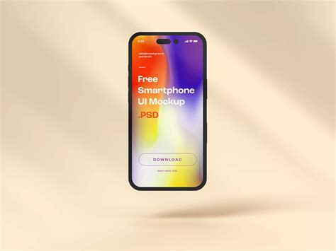 Psd Smartphone Ui Mockup Free