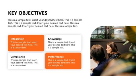 Editable Key Objectives Powerpoint Slide Slidemodel