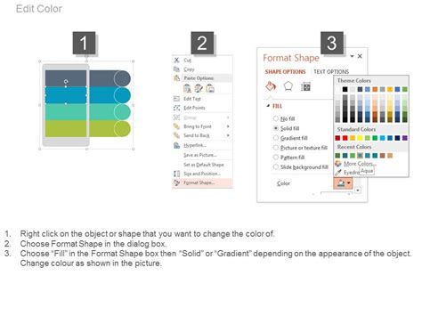 Four Tags With Mobile And Icons Powerpoint Template