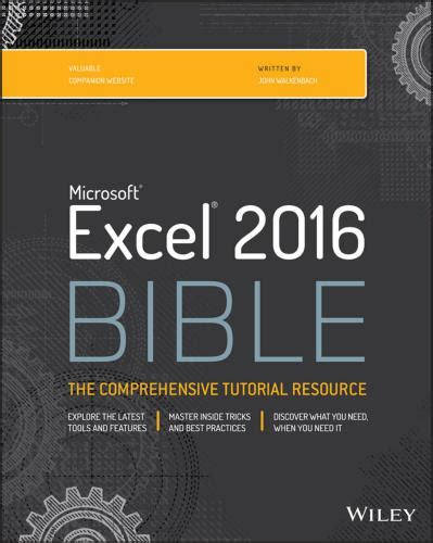 دانلود کتاب Microsoft Excel 2016 Bible