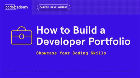 Showcase Your Coding Skills Build A Developer Portfolio Youtube