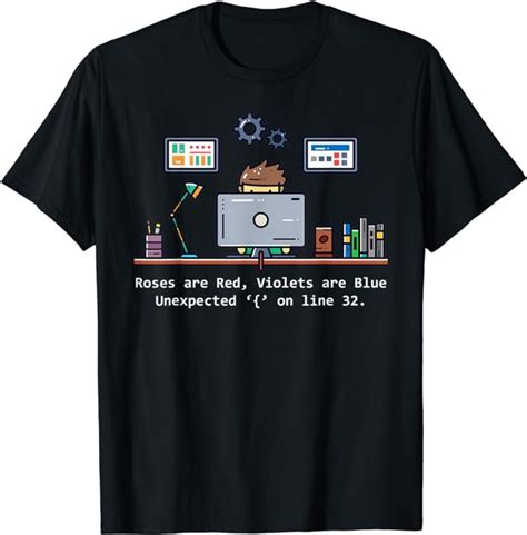 Computer Science Programmer Unexpected Syntax Error T Shirt