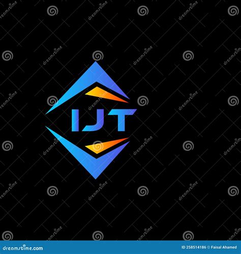 Webijt Abstract Technology Logo Design On White Background Ijt Creative Initials Letter Logo
