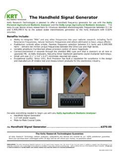 The Handheld Signal Generator The Handheld Signal Generator Pdf PDF4PRO