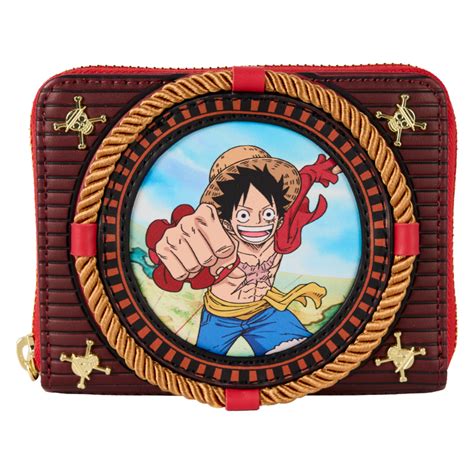 One Piece Luffy Compass Zip Around Wallet Pre Order Let Me Shop Au