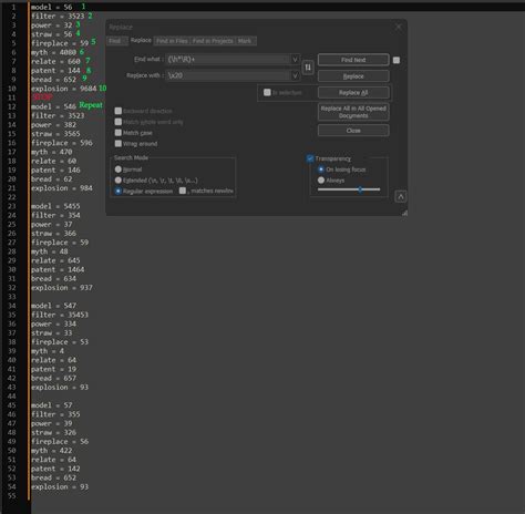 Doing A Line Of 10 Words And Repeat Notepad Community