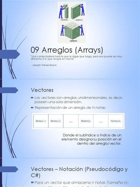 Arreglos Arrays Pdf Estructura De Datos De Matriz Matriz Matemáticas