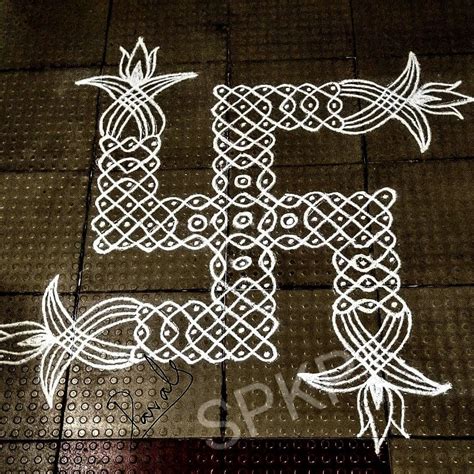 Swastik Kolam Small Rangoli Design Simple Rangoli Designs Images