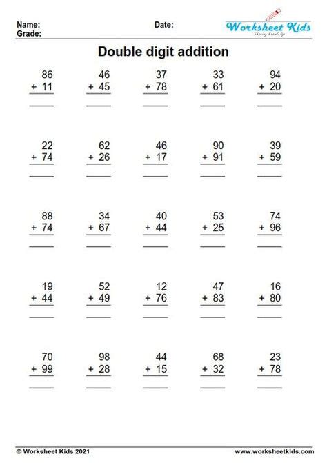 Double Digit Addition