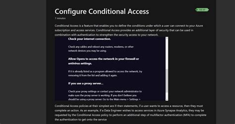 In Configure Conditional Access In Module Secure A Data Warehouse In