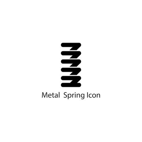 Premium Vector Metal Spring Icon