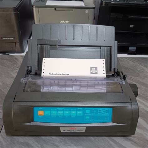 เครื่องปริ้นลายสัก เครื่องปริ้นกระดาษต่อเนื่อง ปริ้นใบเสร็จ 5 ชั้น Oki Microline 790 Plus มือ