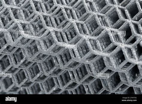 Openwork Three Dimensional Lattice Matrix Shallow Depth Of Field