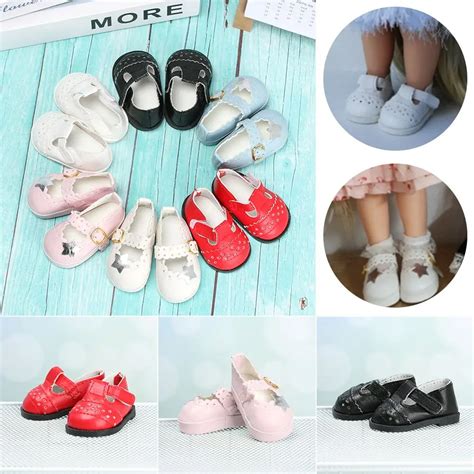 65cm Doll Shoes Pu Leather Mini Shoes Suit For 16 Inches Doll Clothing