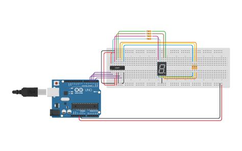 Circuit Design 7 Segment Display 1 9 Counter Tinkercad