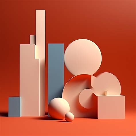 Premium Ai Image Cubes Background Geometric Shapes