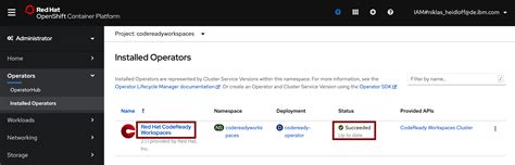 Deploying Codeready Workspaces On The Ibm Cloud Niklas Heidloff