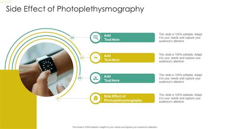 Side Effect Of Photoplethysmography In Ppt Powerpoint Presentation Slide Templates Cpp Ppt Example