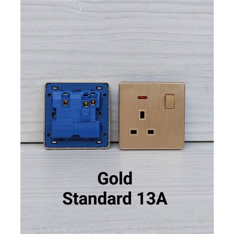 Malaysia Socket 13A Universal 15A Usb Type C Water Heater Switch White Grey Gold Marc Lichte