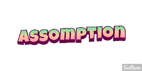 Assomption Name Animated  Logo Designs