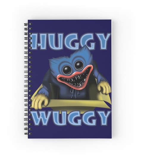 Huggy Wuggy Poppy Playtime Huggy Wuggy In A Box Spiral Notebook By