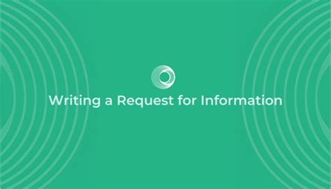 Simple Guide On Writing A Request For Information RFI