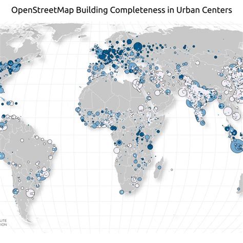 Spatial Distribution Of Osm Building Completeness In 13189 Urban