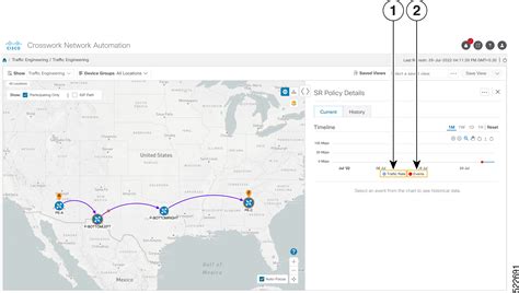 Cisco Crosswork Optimization Engine 41 User Guide Visualize Traffic