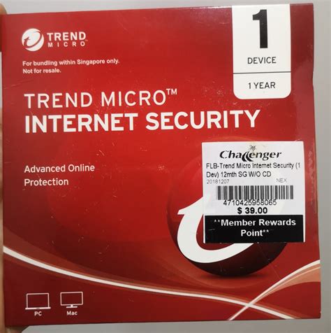 Trend Micro Internet Security Code Computers And Tech Parts