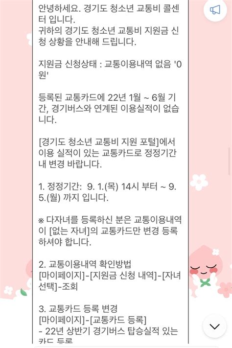 경기도 청소년 교통비 지원 교통 내역 없음 지식in